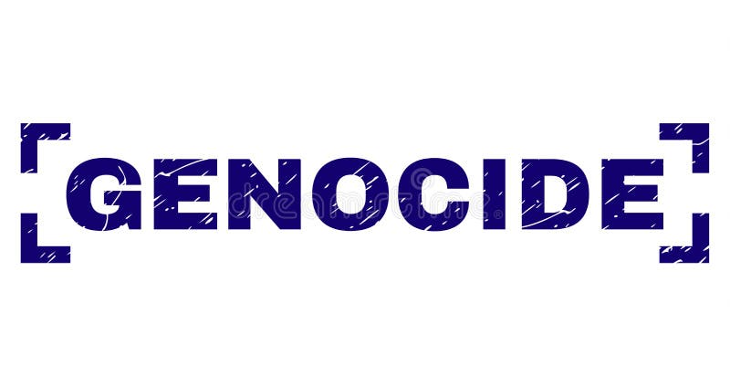 Grunge Textured GENOCIDE Stamp Seal Inside Corners Stock Vector ...