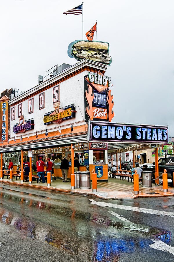 Genos Steaks editorial image. Image of steaks, cheese - 51255335