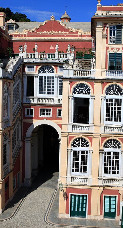 Genova stock photo. Image of genoa, castle, flag, medieval - 6082330