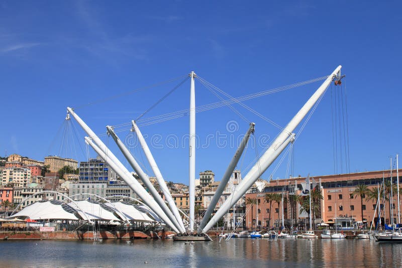 Genova Harbor editorial stock image. Image of italy, water - 65508229