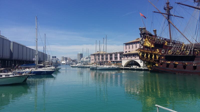 Genova-Italy editorial stock photo. Image of sailing - 97009183