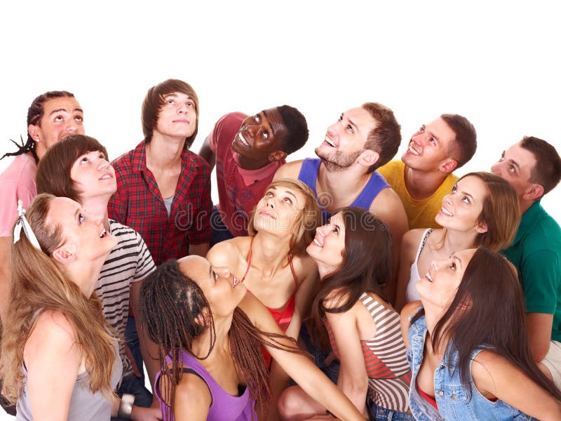 Gens De Groupe Image Stock Image Du Gens Racial Rire 20752617