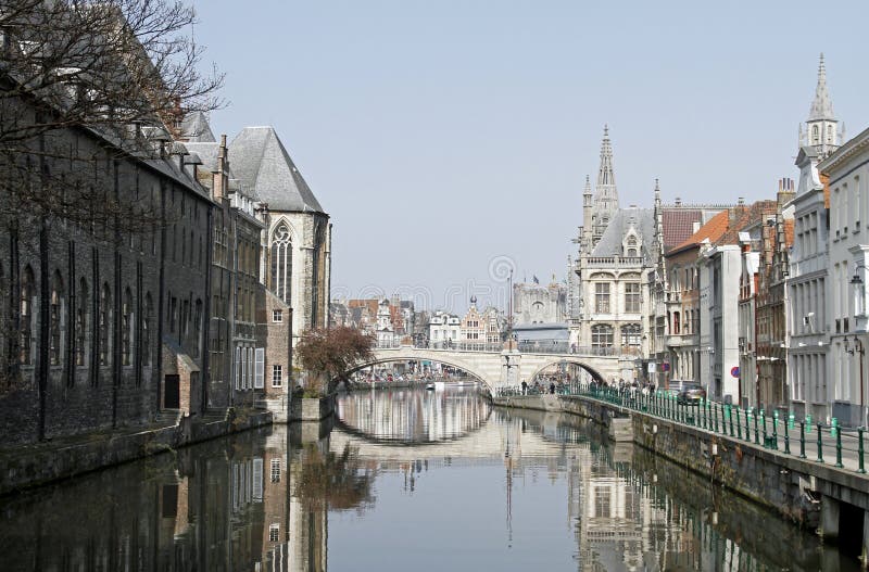 Gent, Belgium stock photo. Image of flemish, stone, beautiful - 19299728