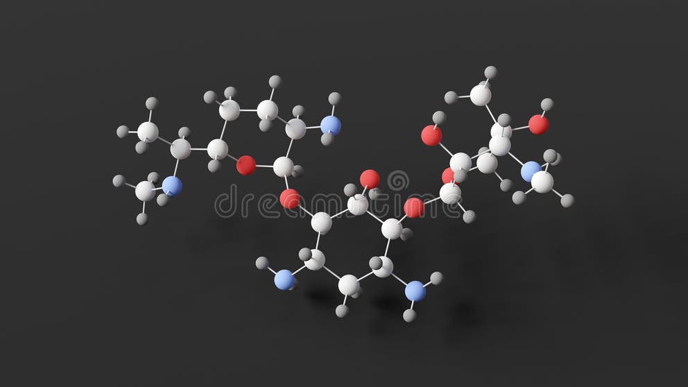 Gentamicin Molecular Structure Stock Illustrations – 29 Gentamicin ...