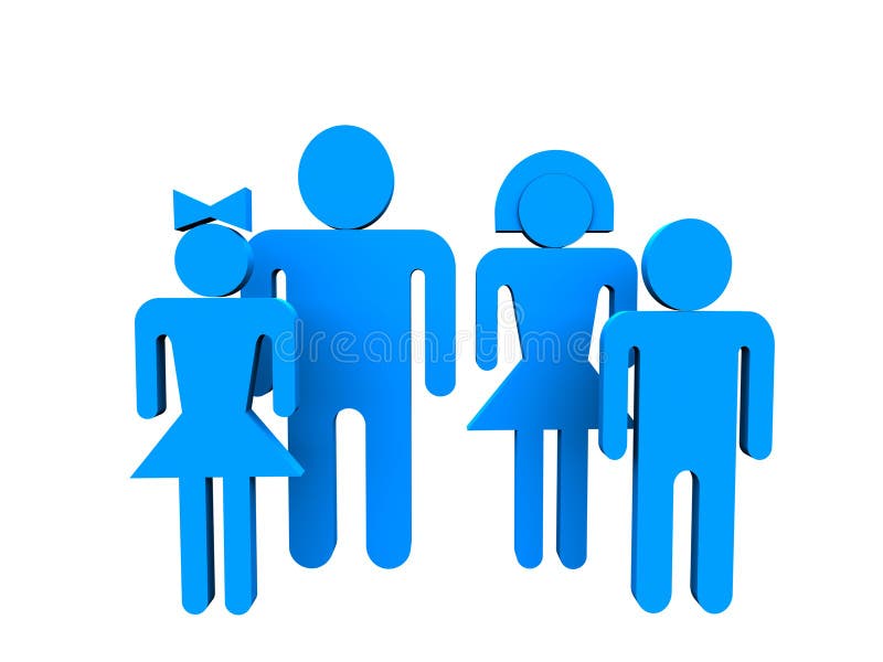 Logotipo Dos 3D Equipo Azul Stock de ilustración - Ilustración de ...