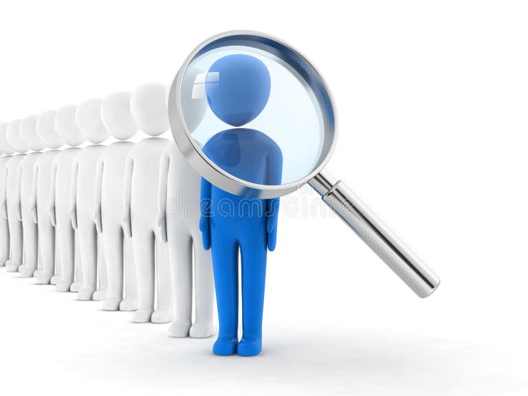 Gente azul stock de ilustración. Ilustración de foco - 46899364