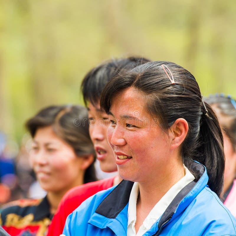 Gente en COREA DEL NORTE imagen editorial. Imagen de pueda - 52162760