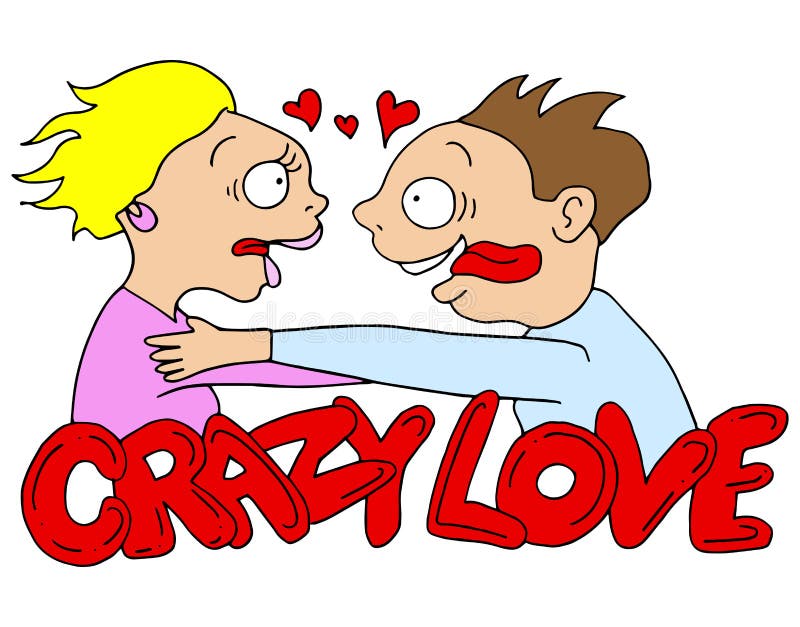 Gente loca del amor ilustración del vector. Ilustración de amor - 67063633