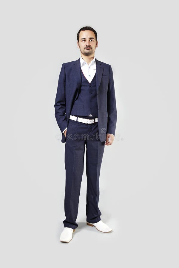 Gentil Homme, Costume Gentil Photo stock - Image du verticale ...