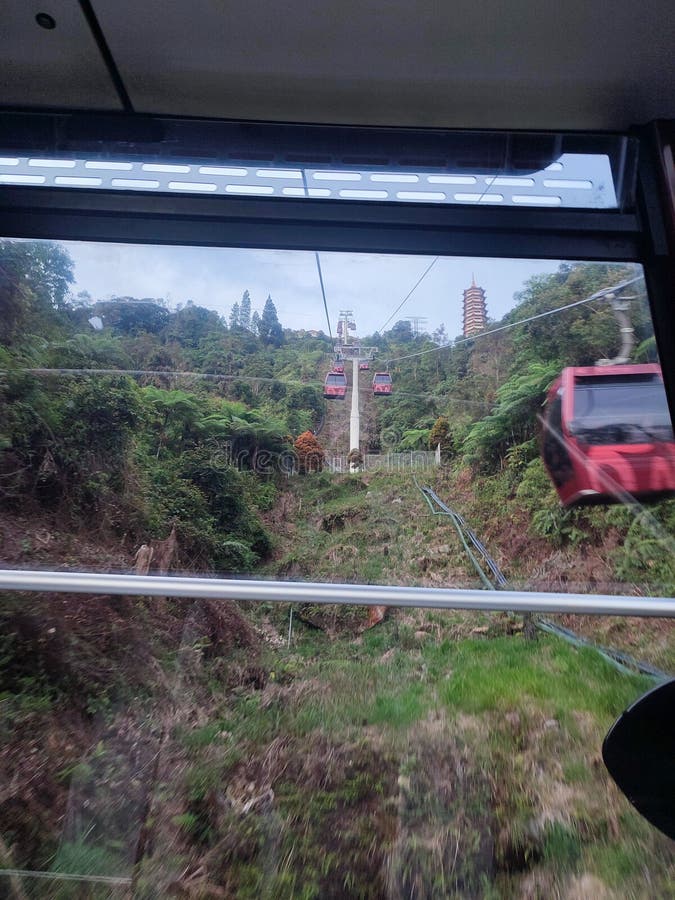 Genting Highlands Cable Car Stock Image - Image of genting, cable ...