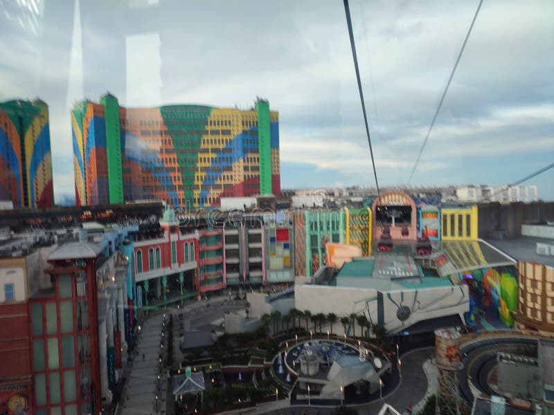 Genting Highlands Sunset Time Stock Photo - Image of travel, cable ...