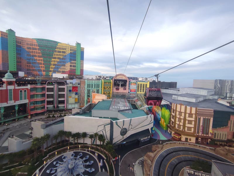 Genting Highlands Sunset Time Stock Image - Image of sunset, cable ...