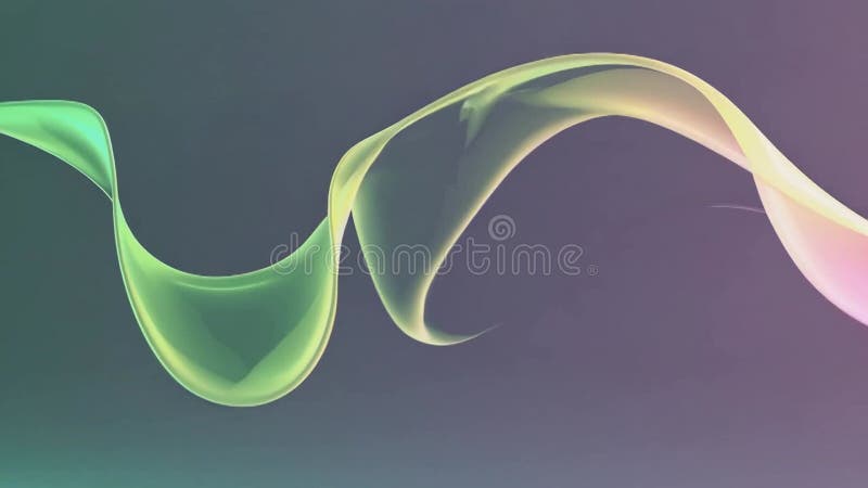 Dreamy Abstract Motion. Soft Fluid Background Animation. Green, Pink ...