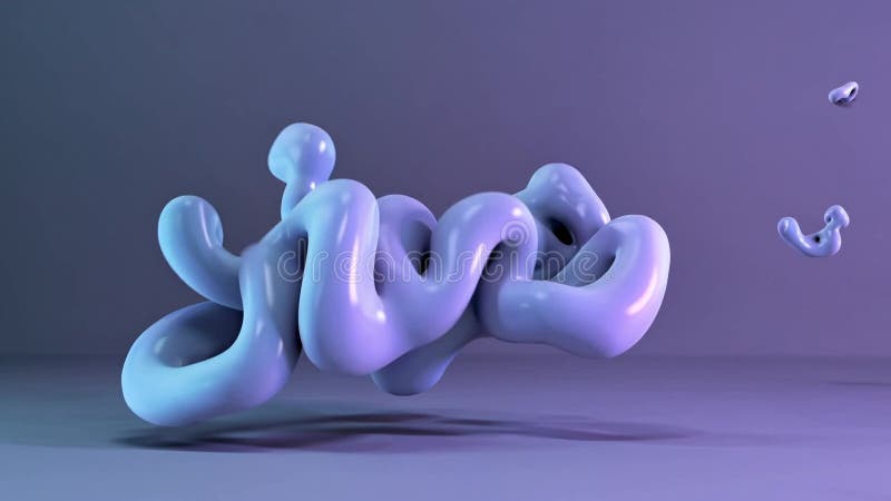 Dreamy Abstract Motion. Soft Fluid Background Animation. Pink, Yellow ...