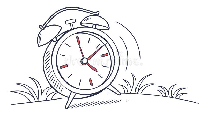 Gentle Alarm Clock, Soft Wake Up Vector Graphic, Vector Design ...