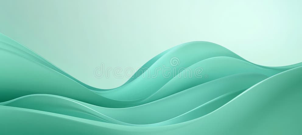Gentle Aqua Flow Abstract Background with Fluid Waves, Dynamic Patterns ...
