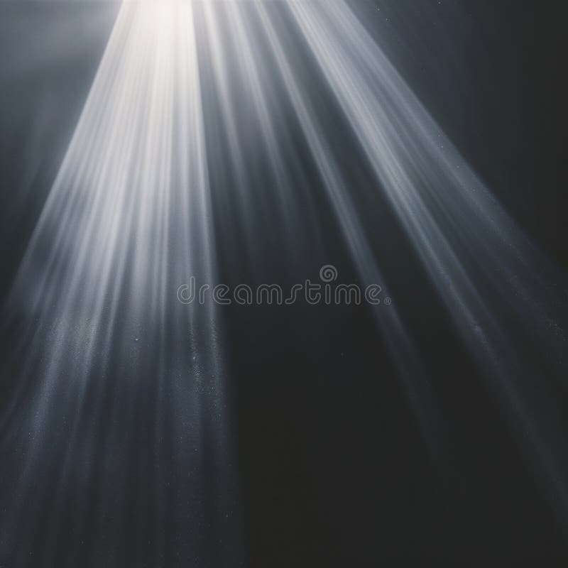 Gentle Beams of Light Filter through a Dark Background, Forming an ...