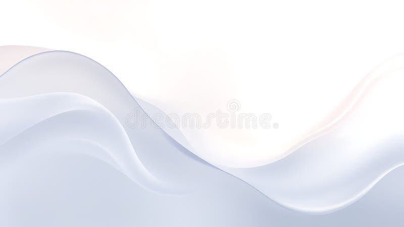 Gentle Blending Waves of Soft Blue and White Forming a Peaceful ...