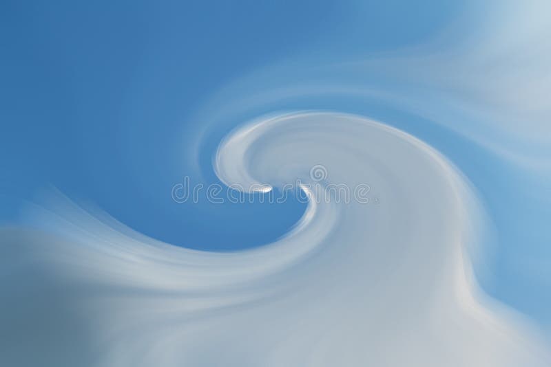 Gentle Blue Abstract Background Sky Line with Clouds Stock Photo ...