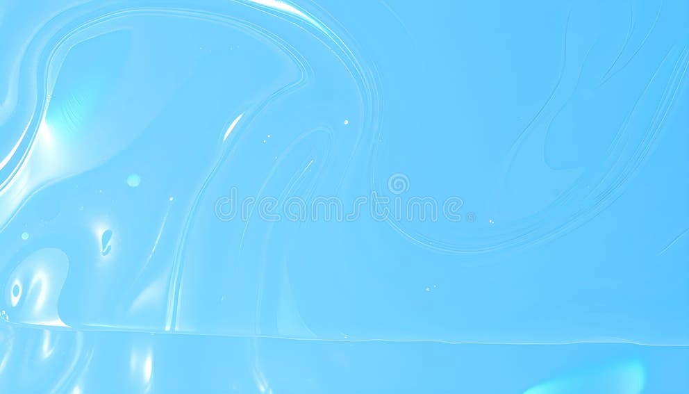 Gentle Blue Abstract: Fluid Texture with Subtle Reflections Stock ...
