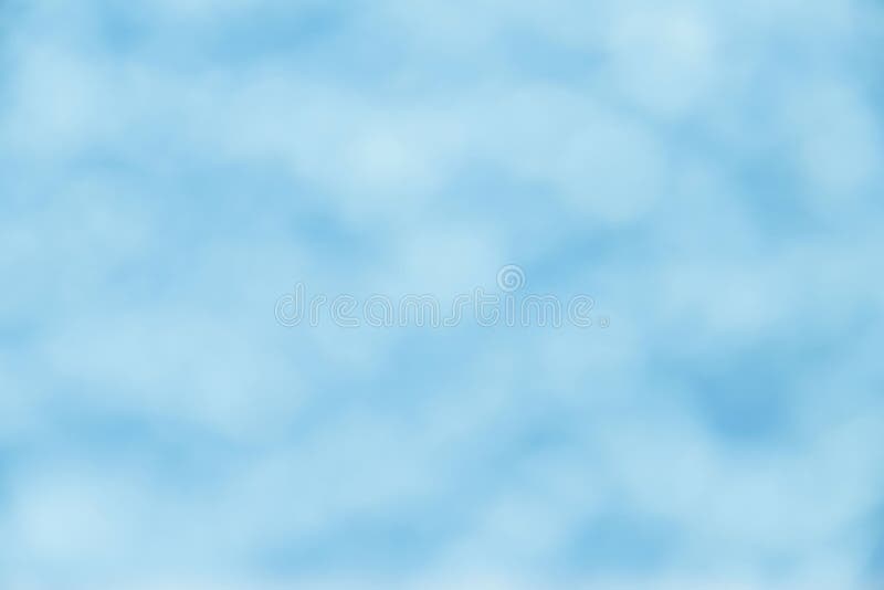 Gentle Blue Bokeh Background. Abstract Blurred Background Stock Image ...