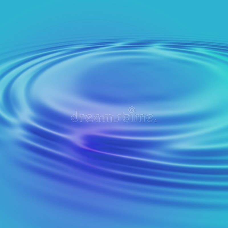 Gentle blue water ripples stock photo. Image of drip, circle - 7140784