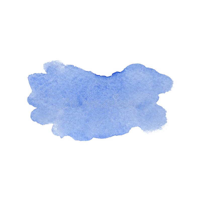 Gentle Blue Watercolor Flow with Light Texture Stock Image - Image of ...