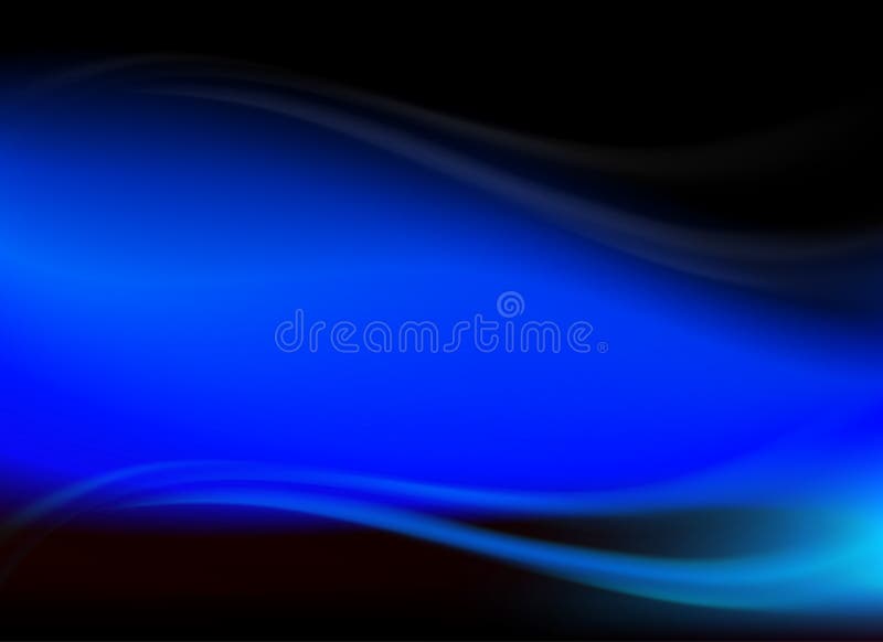 Gentle Blue Wavy Background with Stripes of Light Shade. Stock Vector ...