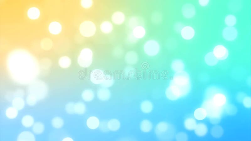 Abstract Motion Background with Soft Glowing Bokeh Particles Floating ...