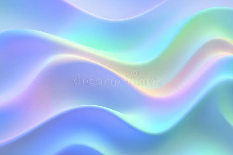 Soft Pastel Waves Create a Serene Abstract Background with Shifting ...