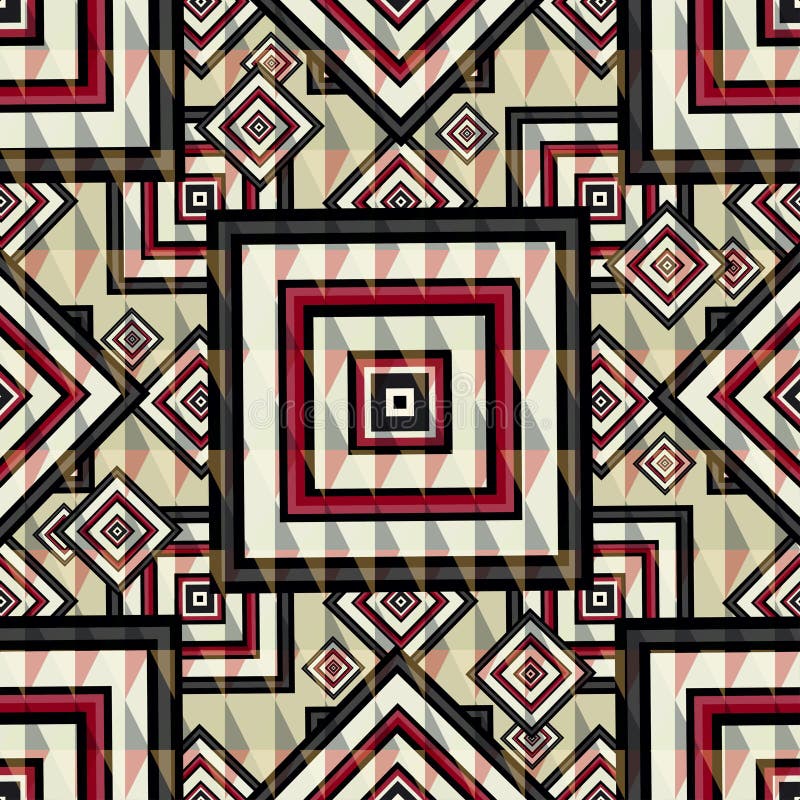 Gentle Geometric Abstract Color Pattern Stock Vector - Illustration of ...