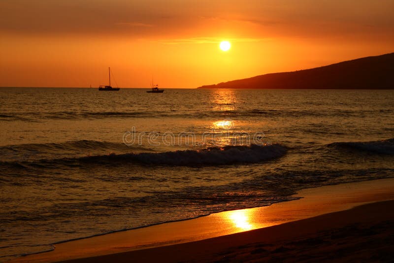 Gentle Golden Sunset stock photo. Image of relaxing, sunset - 17243288