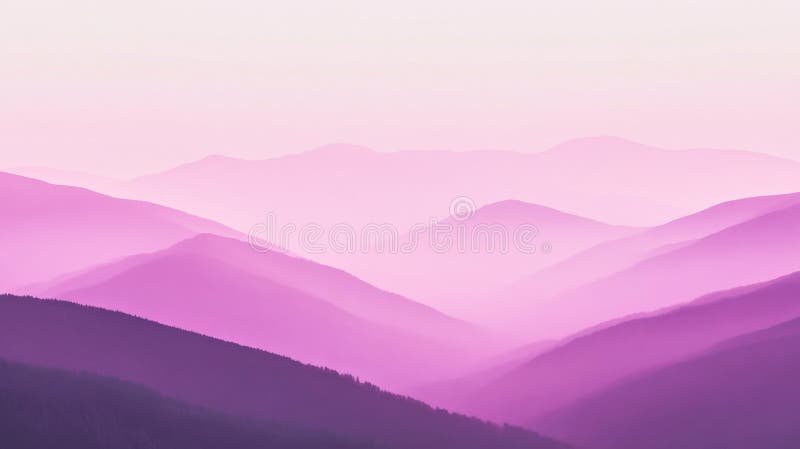 A Gentle Gradient Flows from Pink To Purple, Creating a Smooth and ...