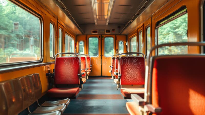 The Gentle Hum of the Train Creates a Relaxing Ambiance for Passengers ...