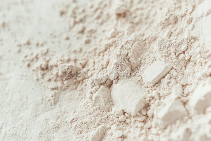 Close-up of Soft, Light-toned Loose Powder Texture in a Minimalistic ...
