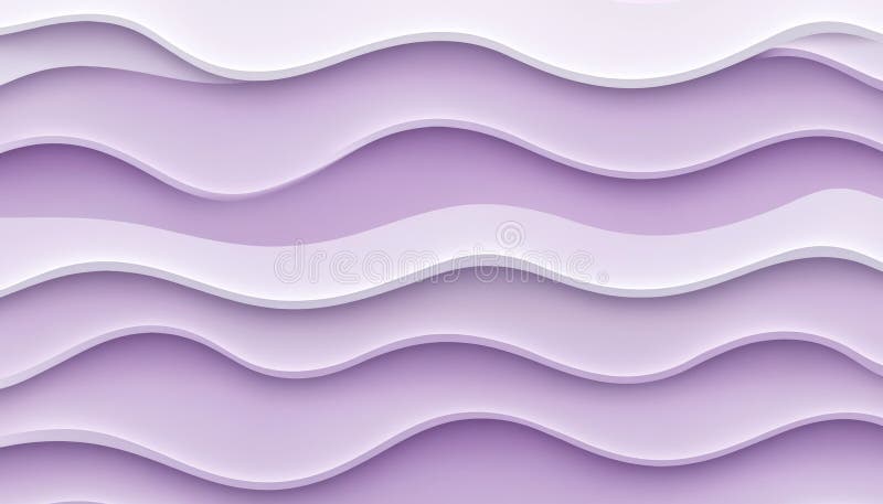 Gentle Lilac 3D Wave Texture, Abstract Minimalist Background Design ...