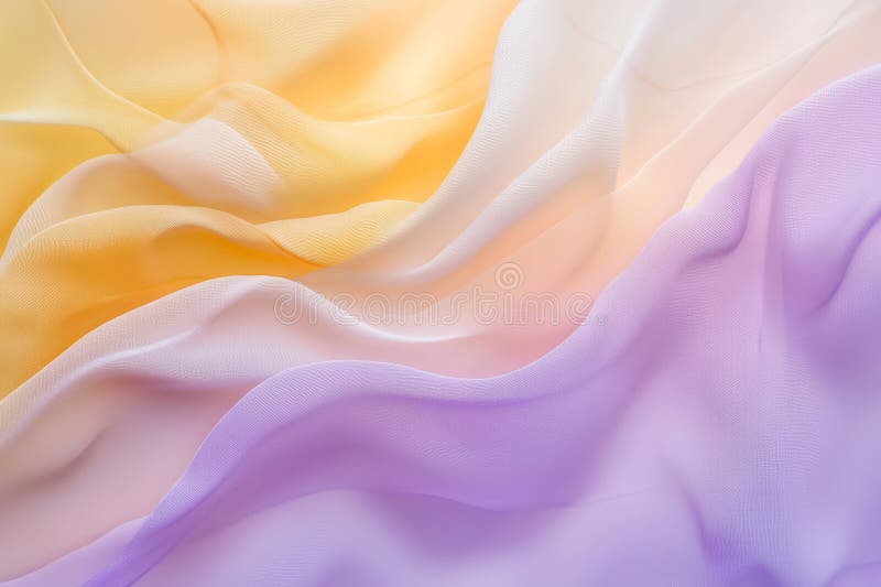 A Gentle Pastel Gradient of Lavender, Peach, and Yellow Abstract ...