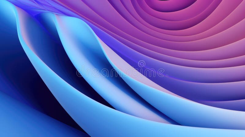 Gentle Pink and Blue Gradient with Soft Swirls. Smooth Gradient Concept ...