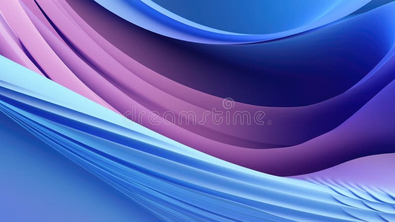 Gentle Pink and Blue Gradient with Soft Swirls. Smooth Gradient Concept ...