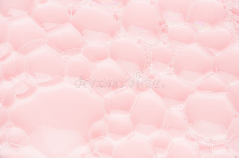 Gentle Pink Bubbles on Pink Liquid As Abstract Texture, Festive Fun ...