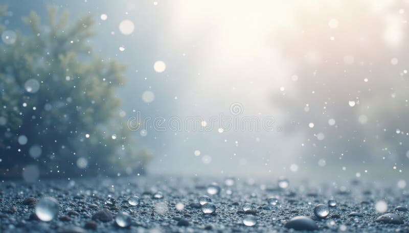 Gentle Rain, Fine Mist Against White Backdrop , Shower, Mist, Drizzle ...