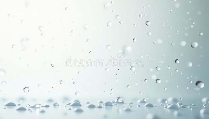 Gentle Rain, Single Drops Falling on White Backdrop , Texture, Single ...