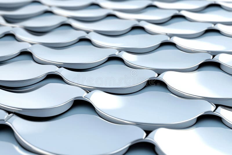 Gentle Ripple Like Tessellations Glowing in Rhythmic Patterns Create ...