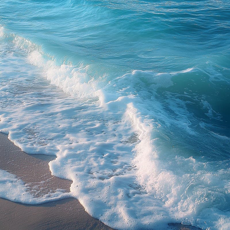 Gentle Rolling Waves Design Stock Illustration - Illustration of ...