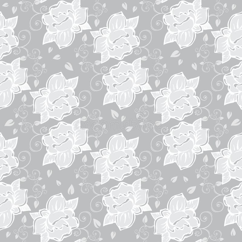 Gentle seamless pattern stock vector. Illustration of textile - 58757994