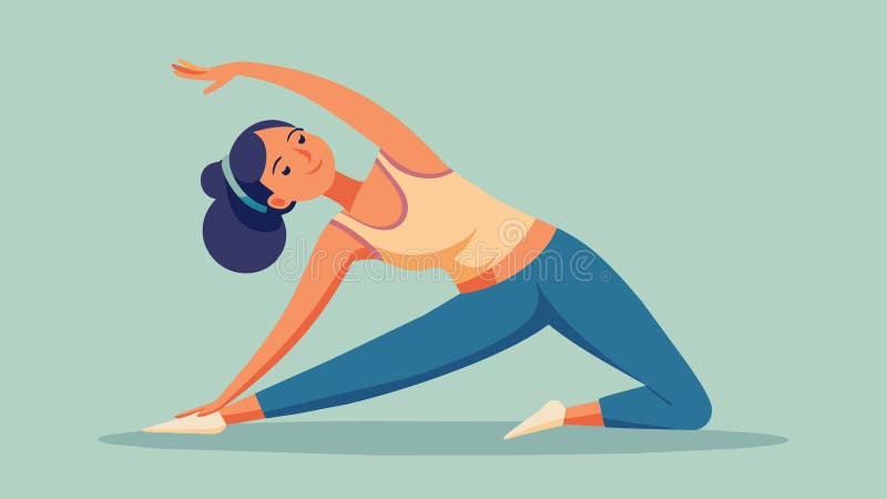 A Gentle Side Stretch Encouraging the Release of Negative Emotions and ...