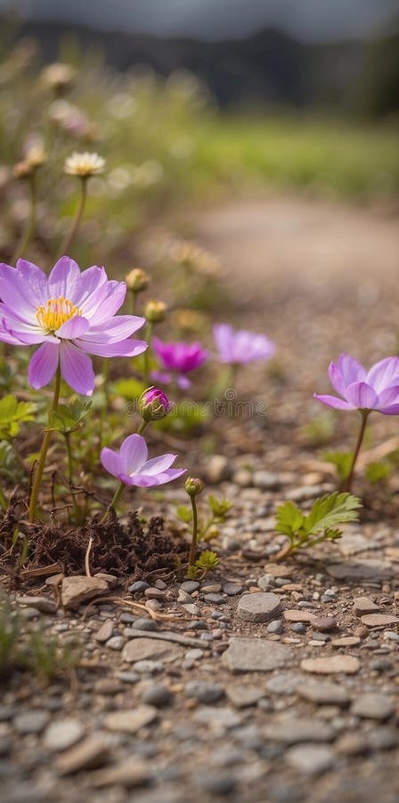 Gentle Spring Flowers Background Stock Photo - Image of plant, floral ...