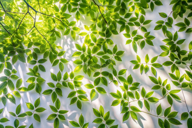 Gentle Sunlight through Leaves Abstract Shadow Patterns Stock ...
