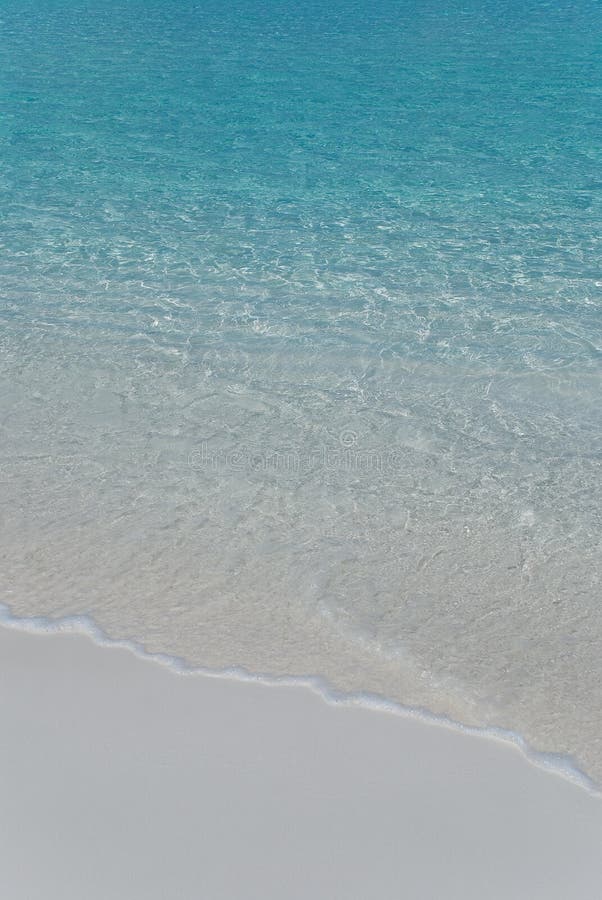 Gentle surf. White sand stock photo. Image of wave, enjoyment - 9833760