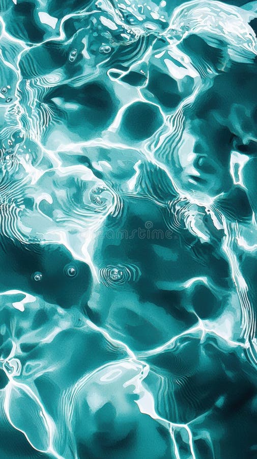 Gentle Water Ripple Patterns Created by a Soft Breeze on the Surface of a Calm Lake Stock ...